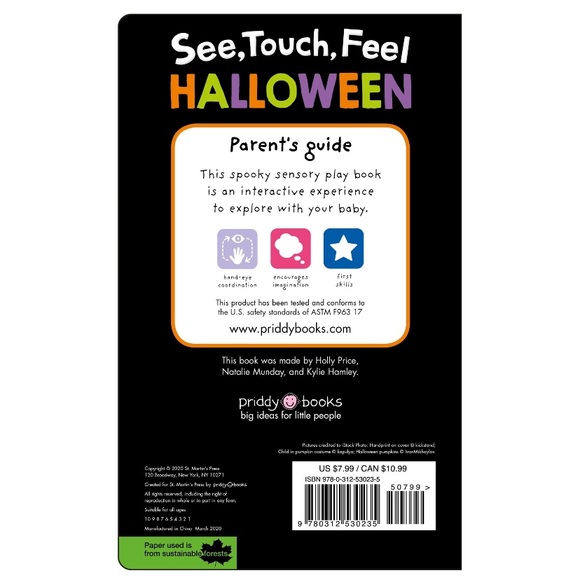 Priddy Books | Other | See Touch Feel Halloween Board Book | Poshmark